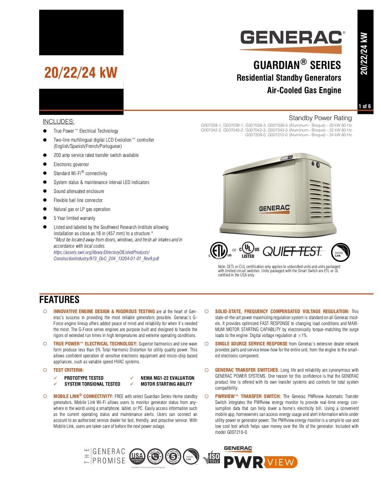 24kW Generac Generator Fuel Consumption Guide