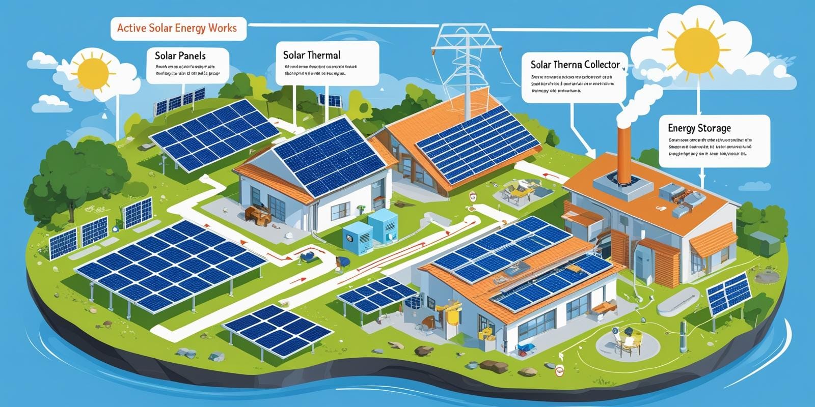 How Does Active Solar Energy Work: Harnessing Sunlight Efficiently