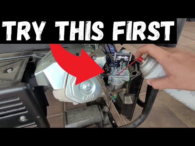 Generator Sounds Like It'S Chugging: Quick Fix Guide