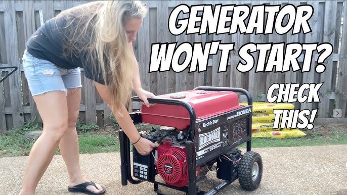 Generator Won't Start Old Gas: Troubleshooting Tips & Fixes