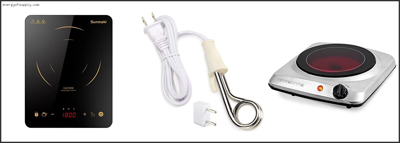 Top 10 Best Hot Plates For Boiling Water ( Review & Buying Guide )